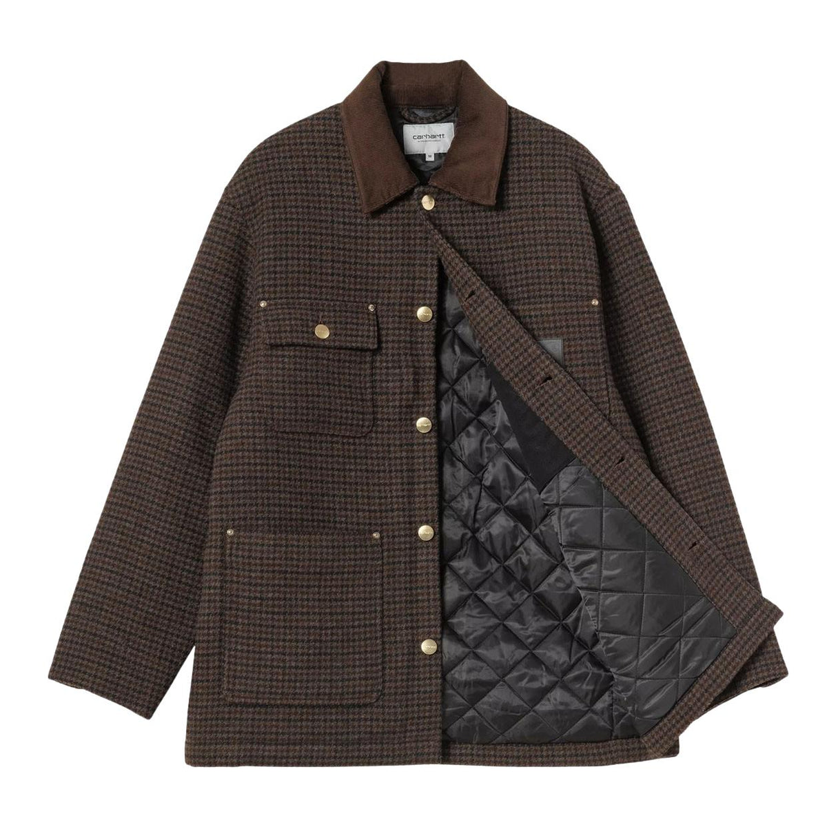 Giubbino Uomo Carhartt OG Lowis Chore Coat Tabacco su Brubaker Store