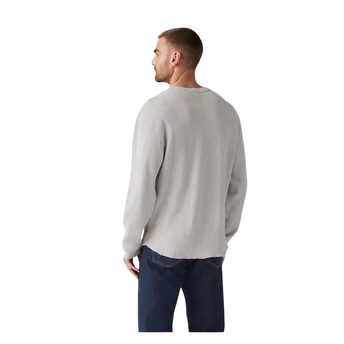 T-Shirt Uomo LEVI'S LS RLX Termal Tee Grigio Melange su Brubaker Store