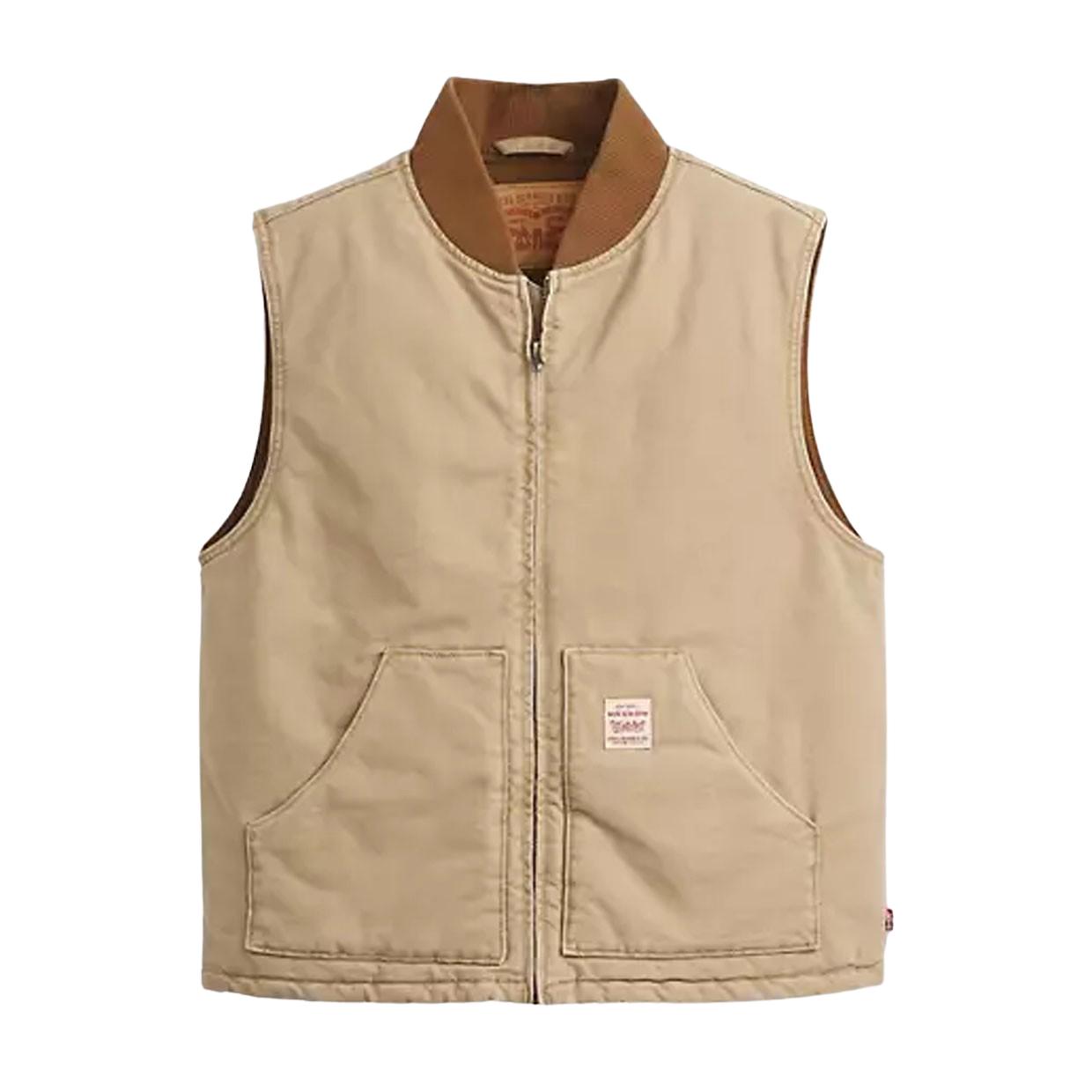 Gilet Uomo LEVI'S Sansome Vest Biscotto su Brubaker Store
