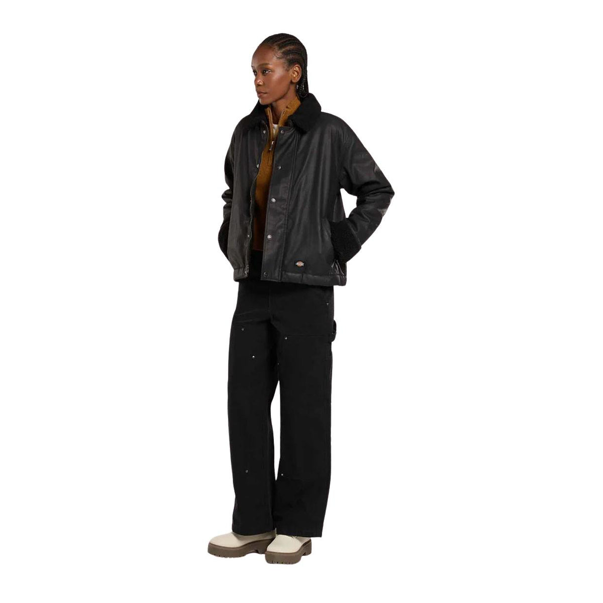 Giubbino Donna Dickies Deckerd JKT Nero su Brubaker Store