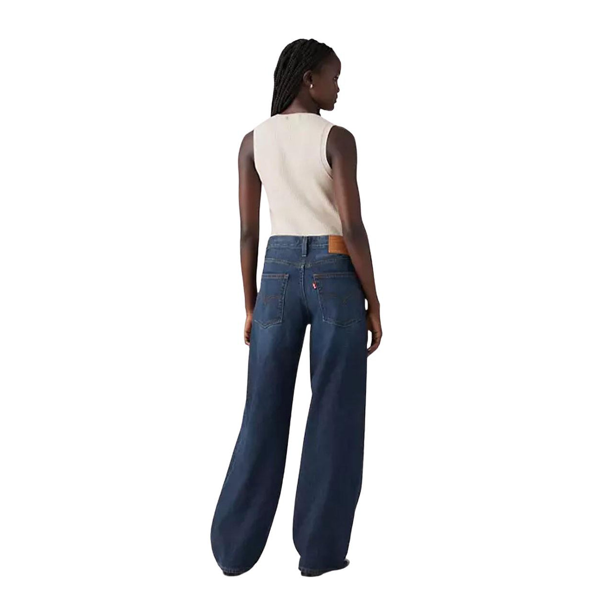 Jeans Donna LEVI'S Baggy Dad Denim Medio Scuro su Brubaker Store