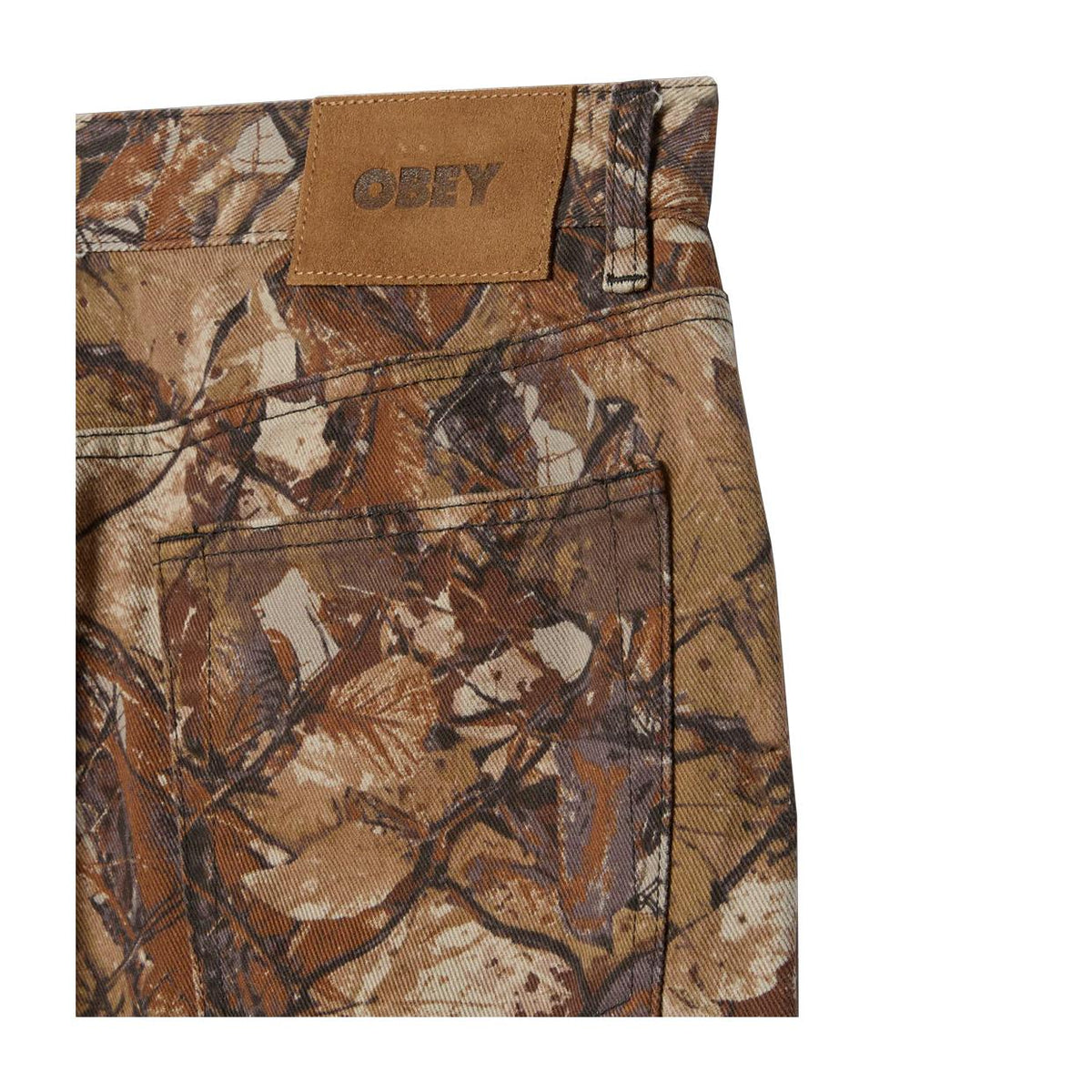 Jeans Uomo Obey Classic Baggy Denim Fence Camo – Brubaker Store