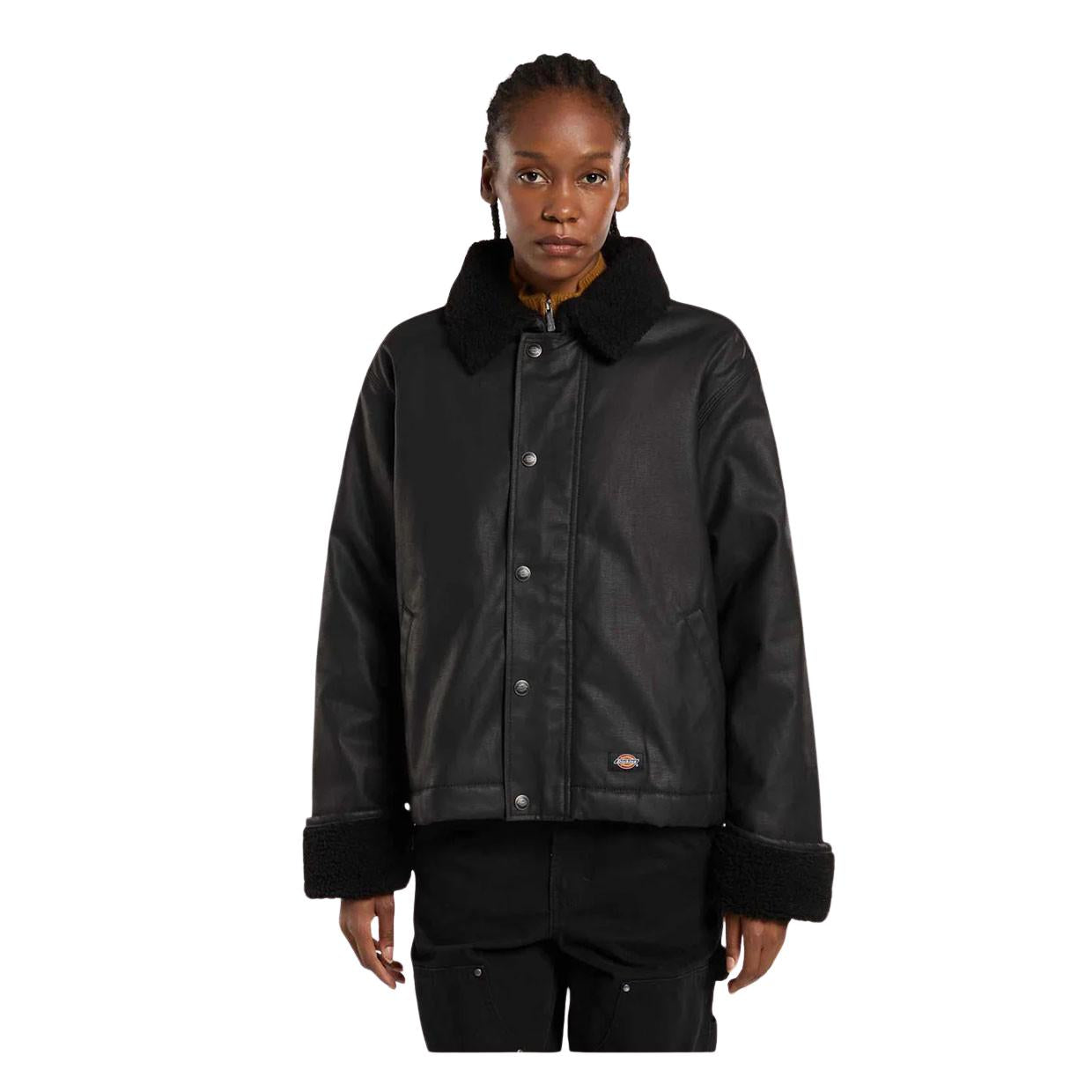 Giubbino Donna Dickies Deckerd JKT Nero su Brubaker Store