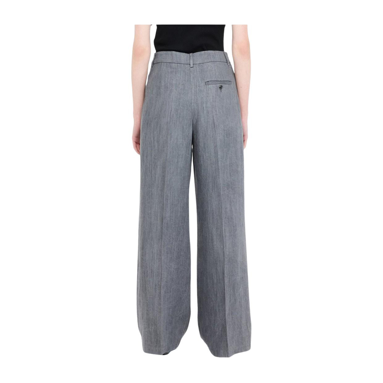 Jeans Donna LIU-JO Flare H.W. Grigio su Brubaker Store