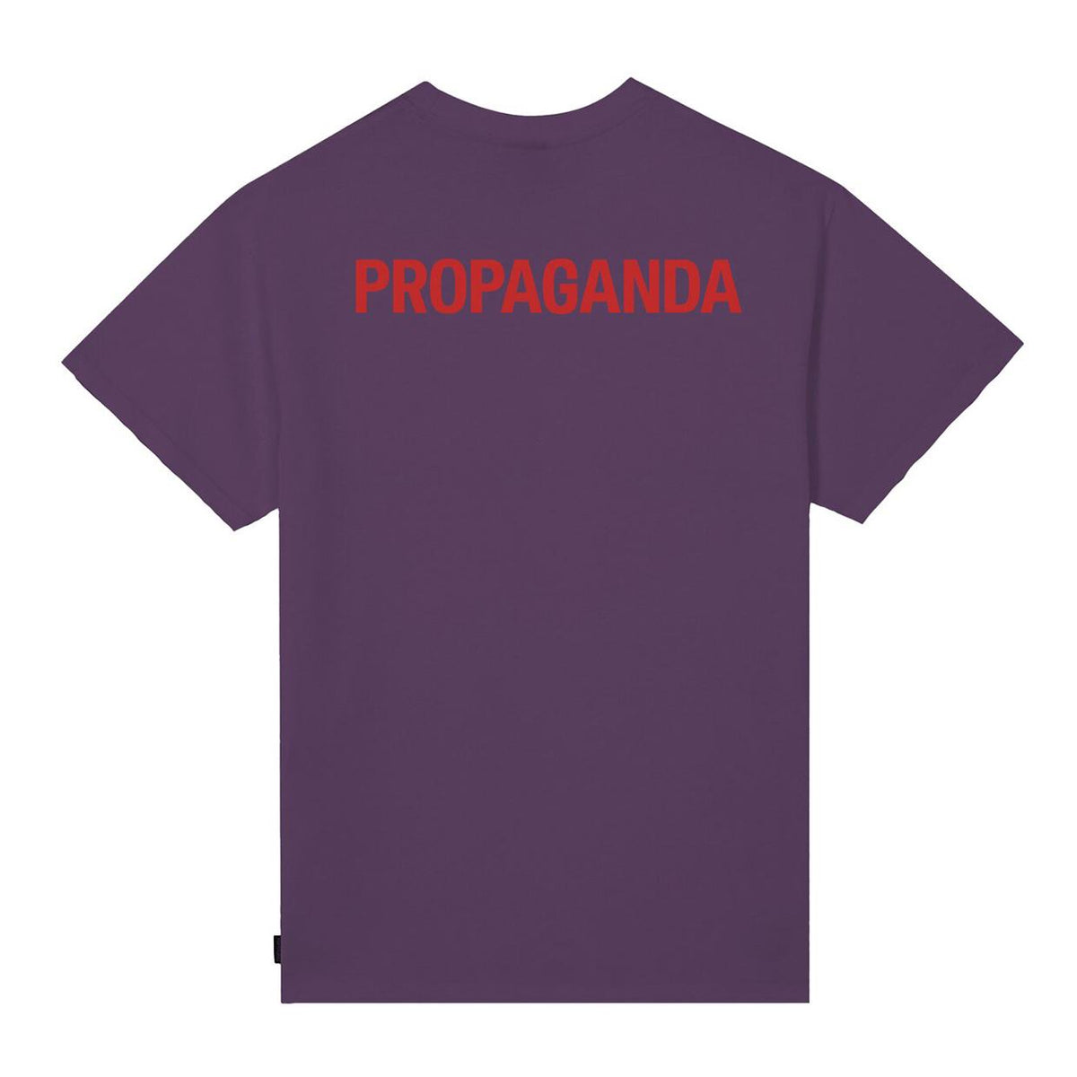 Men's T-shirt Propaganda Classic Logo Purple / Red on Brubaker Store