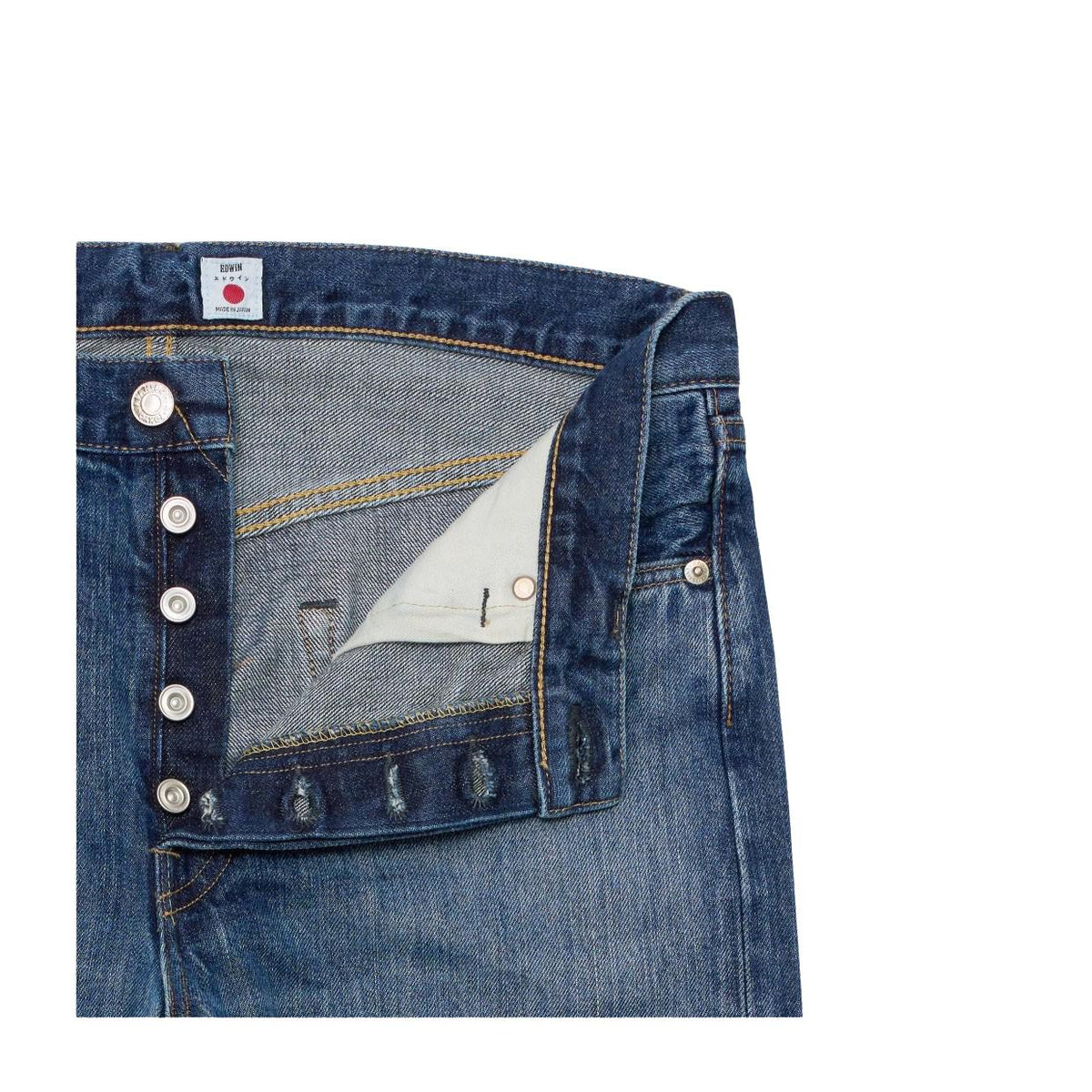 Jeans EDWIN Uomo Regular Straight Kurabo 14oz Scuri su Brubaker Store