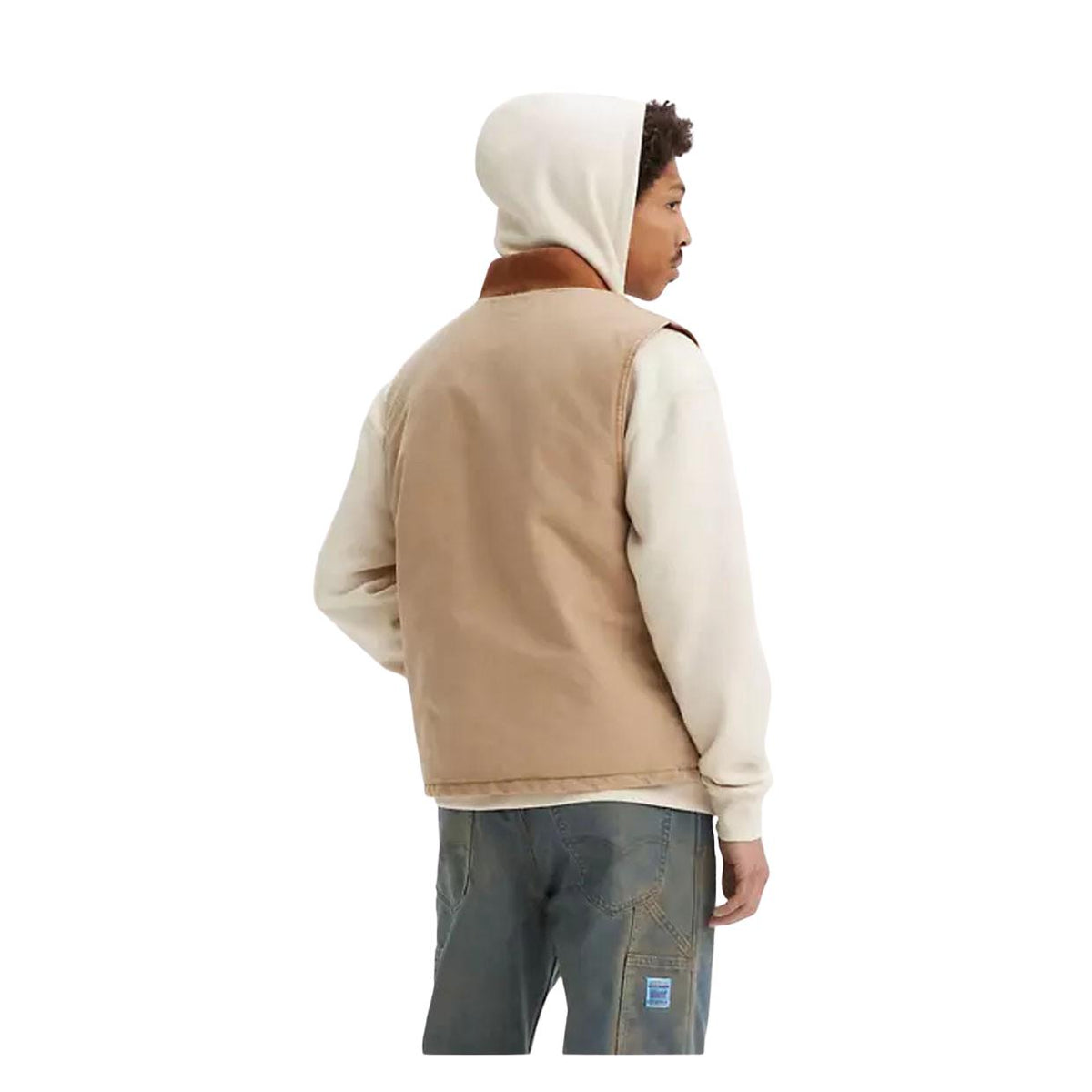 Gilet Uomo LEVI'S Sansome Vest Biscotto su Brubaker Store
