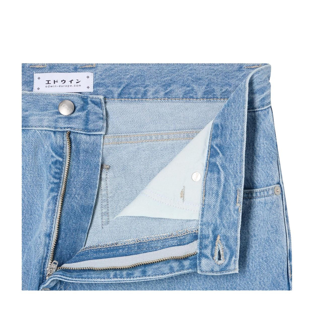 Jeans Uomo Edwin Matrix Loose 14.6oz Chiaro su Brubaker Store