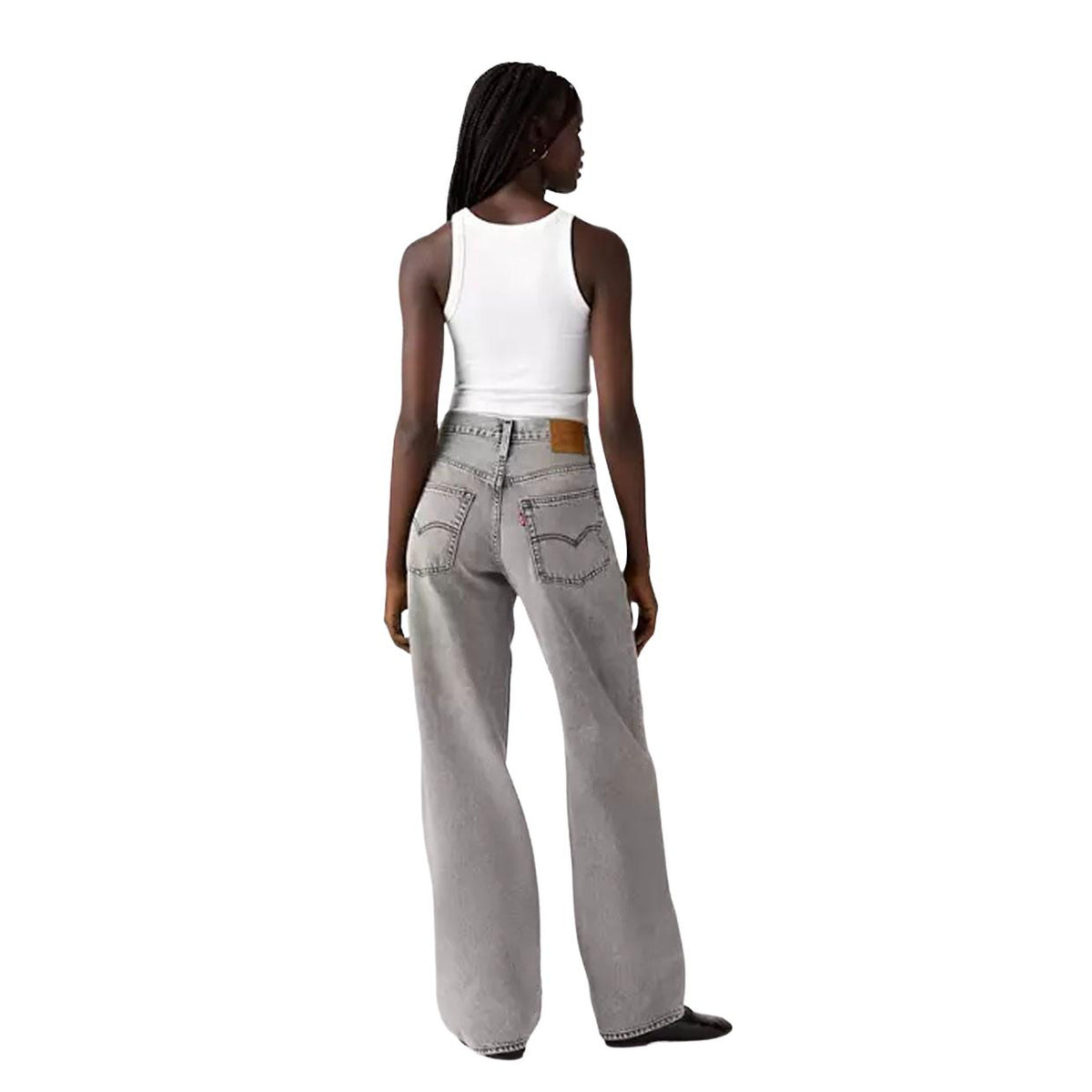 Jeans Donna LEVI'S Baggy Dad Denim Grigio su Brubaker Store