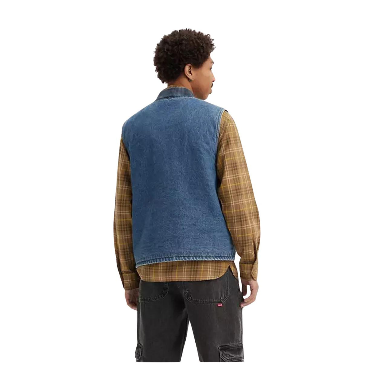 Gilet Uomo LEVI'S Sansome Vest Denim Chiaro su Brubaker Store