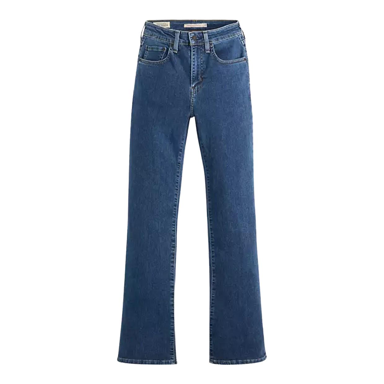 Jeans Donna LEVI'S 725 Hight Rise Bootcut Medio Scuro su Brubaker ...