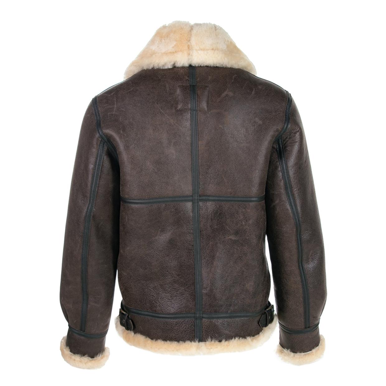 Giubbino Uomo Schott N.Y.C. B-3 Bomber Marrone su Brubaker Store